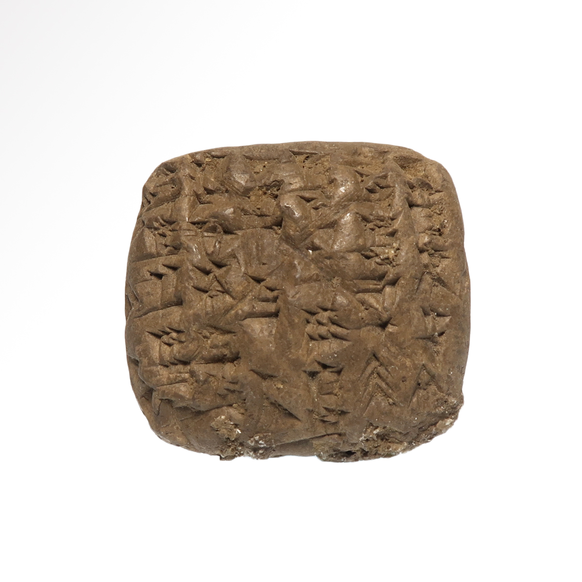 Old Babylonian Cuneiform Tablet, Accounts dated to October 1550 B.C ...